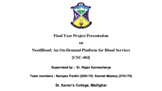 BSCCSIT FINAL YEAR PRESENTATION | PPT