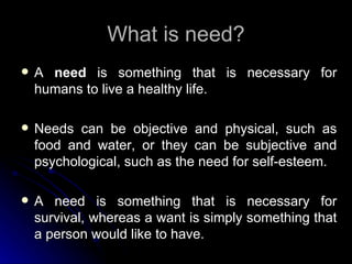 Need By Dr Subin Mohan | PPT