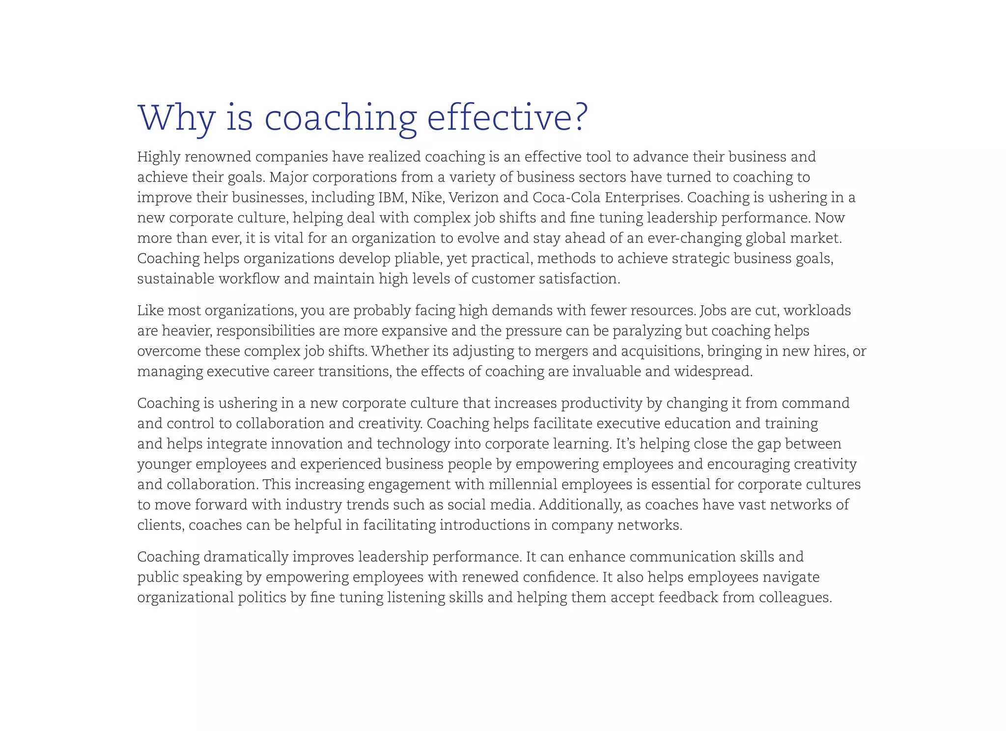 Need Coaching? | PDF