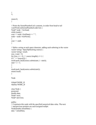 Need done for Date Structures please! 4-18 LAB- Sorted number list imp.pdf | Programming ...