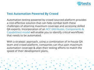 Need for automation testing | PDF