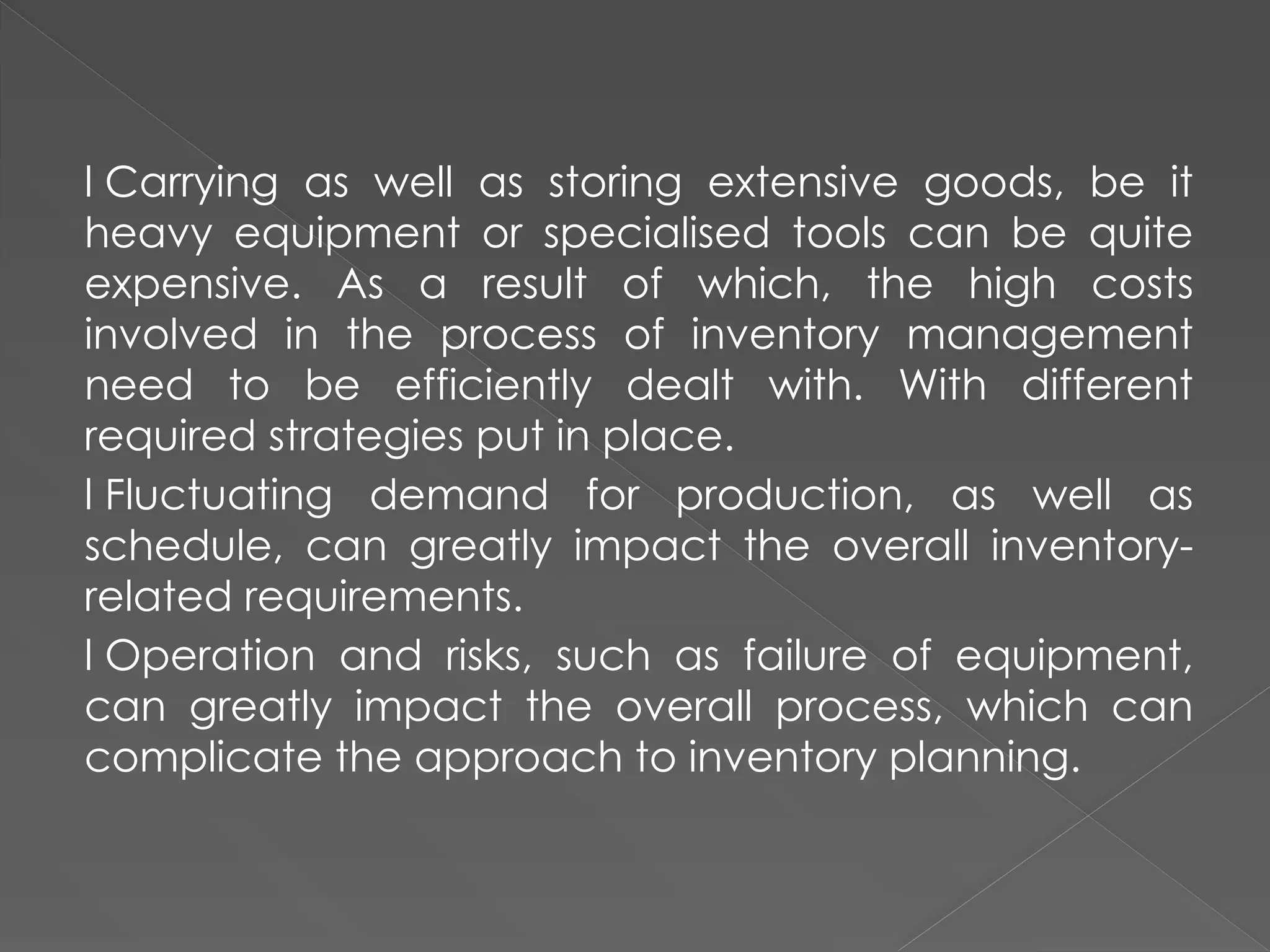 Need for effective inventory management in the mining industry.pptx