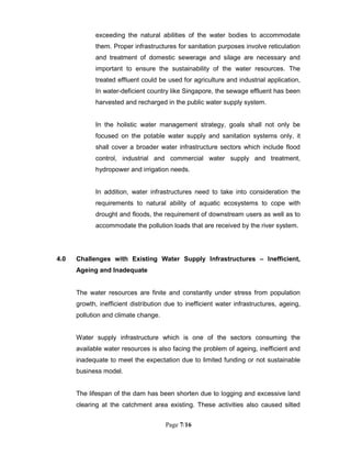 Need for efficient water infrastructure and its impact on water ...