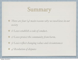 Need for laws* | PPT