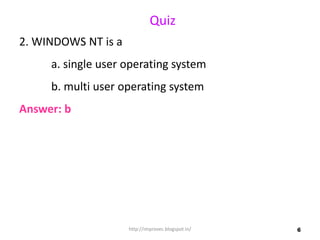 Need for operating systems 26(1) | PPT