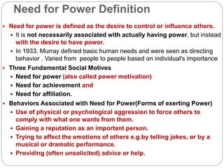 Need for power | PPTX