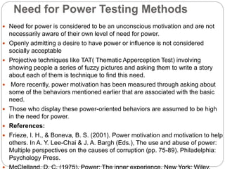 Need for power | PPTX