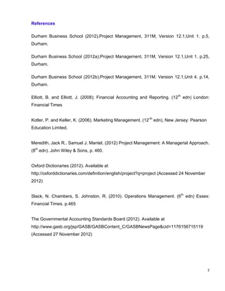 THE NEED FOR PROJECT MANAGEMENT. | PDF