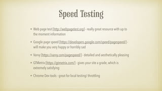 Need for speed: Tips to Optimize your Website | PPT