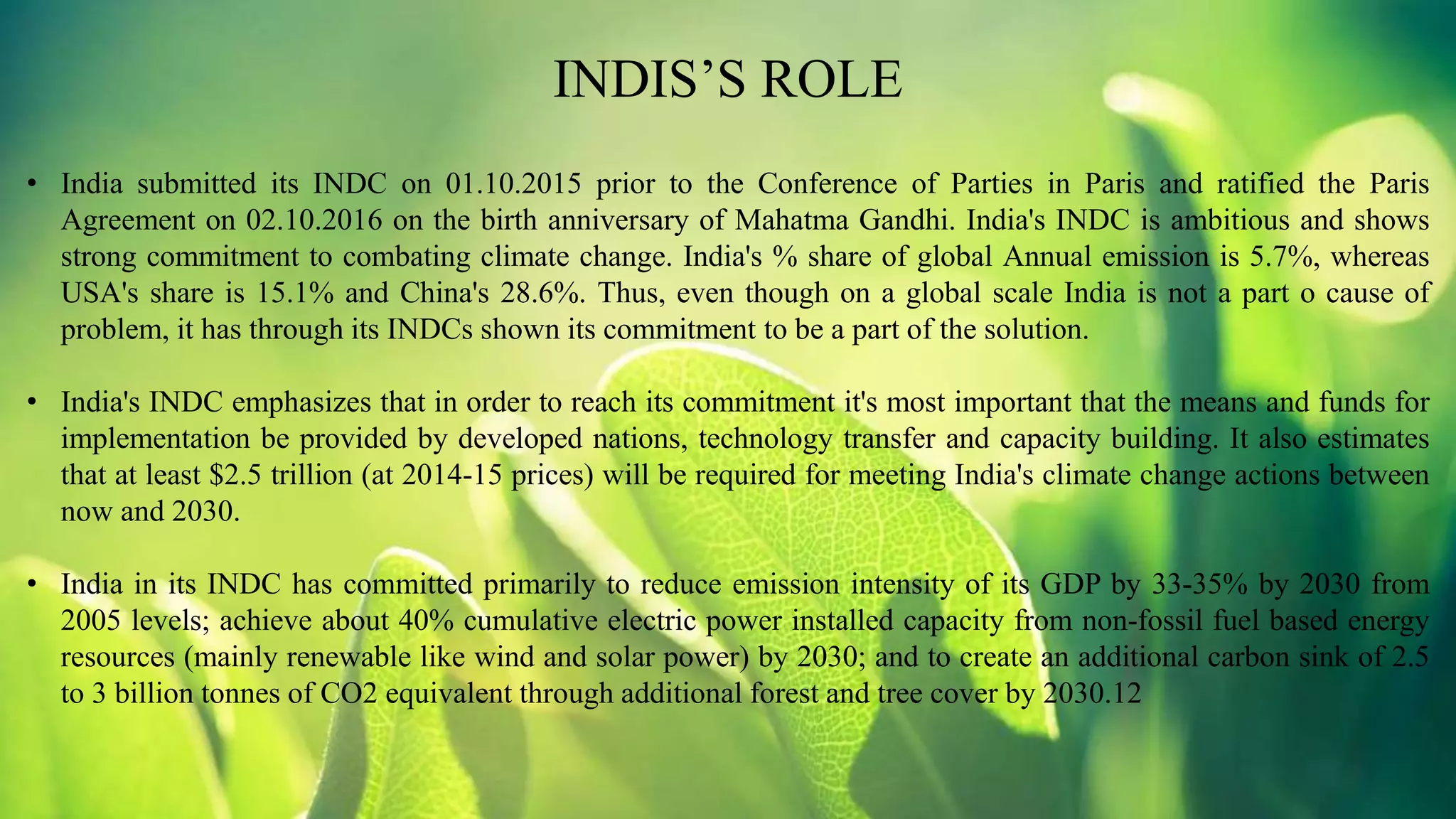Need for sustainable dev. in india | PPTX