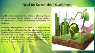 Need for sustainable dev. in india | PPTX | Environmental Services Industry | Industries