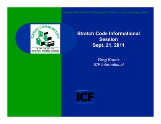 Needham stretch code overview 09-21-11 | PPT