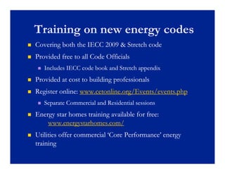 Needham stretch code overview 09-21-11 | PPT