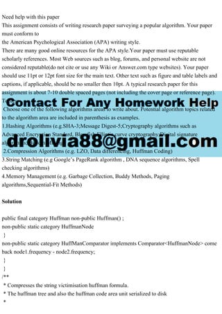 Need help with this paperThis assignment consists of writing resea.pdf