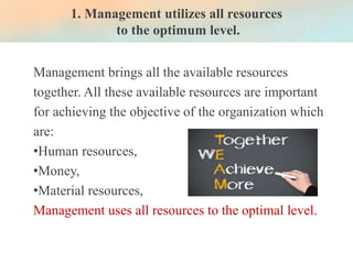 Need, importance of management by Asst. Prof Pratibha Dabhade-Raysoni ...