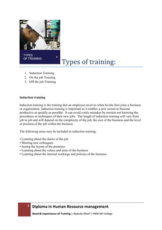 Need & importance of training | PDF