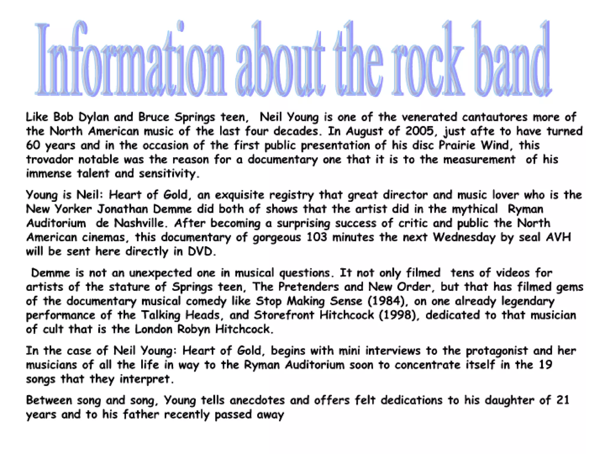 NEEDLE AND THE DAMAGE DONE | PDF