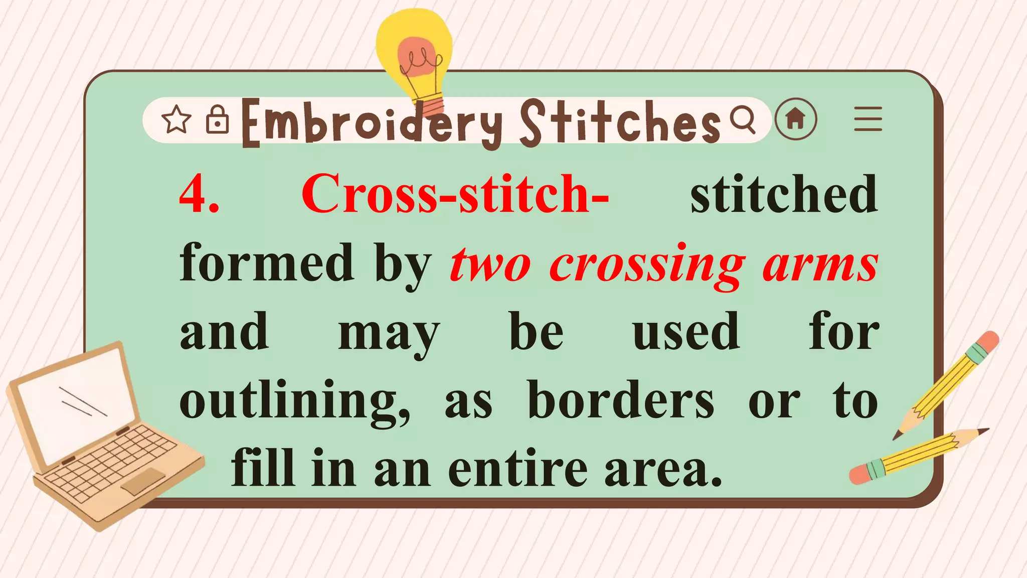 NEEDLECRAFT EMBROIDERY TLE.pptx