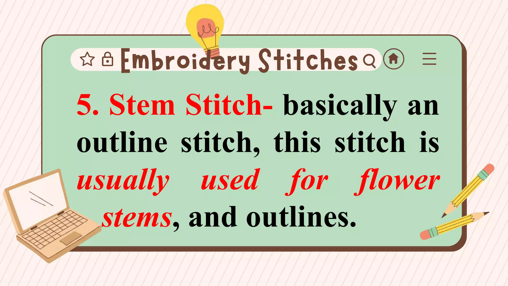 NEEDLECRAFT EMBROIDERY TLE.pptx