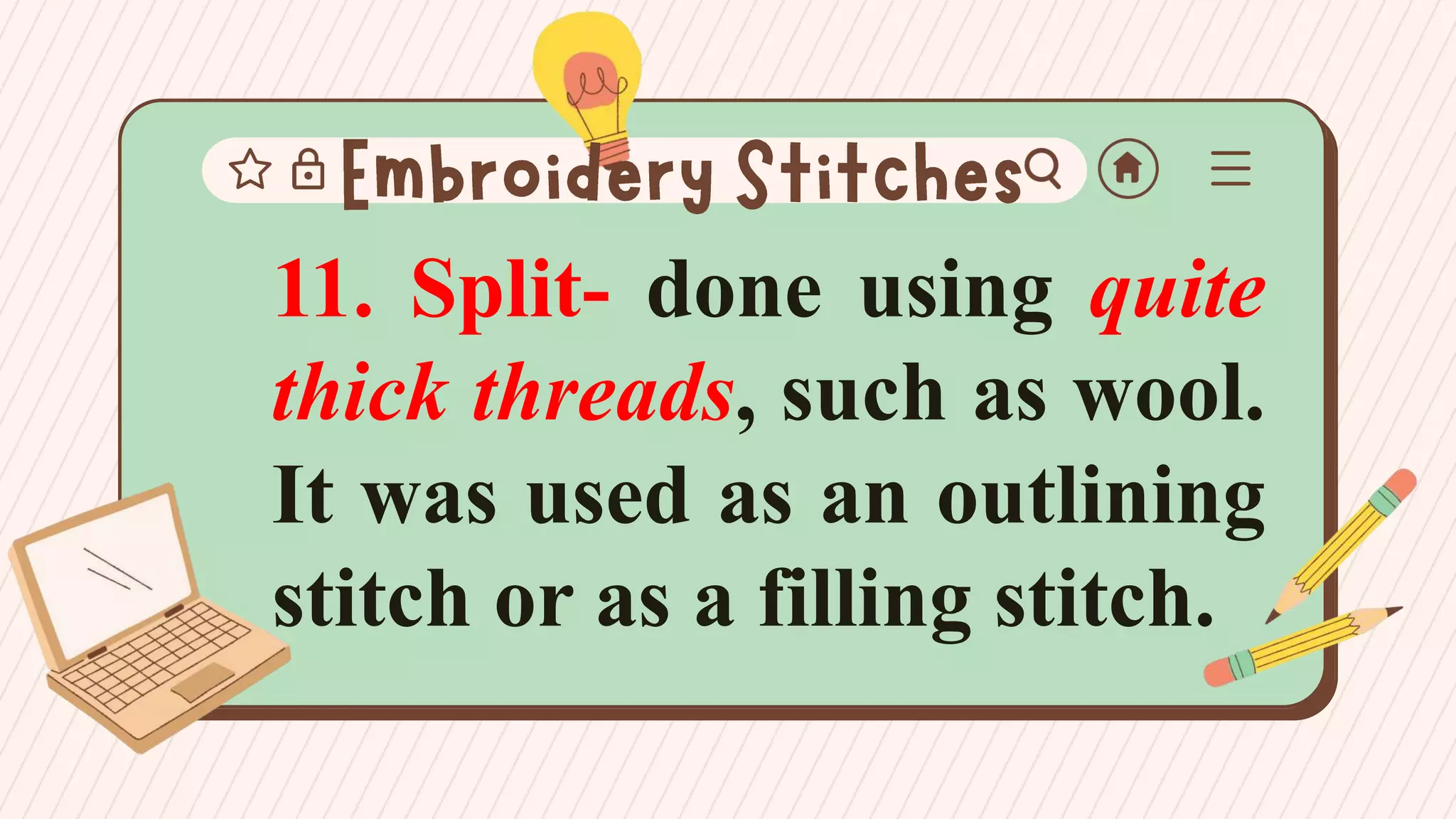 NEEDLECRAFT EMBROIDERY TLE.pptx