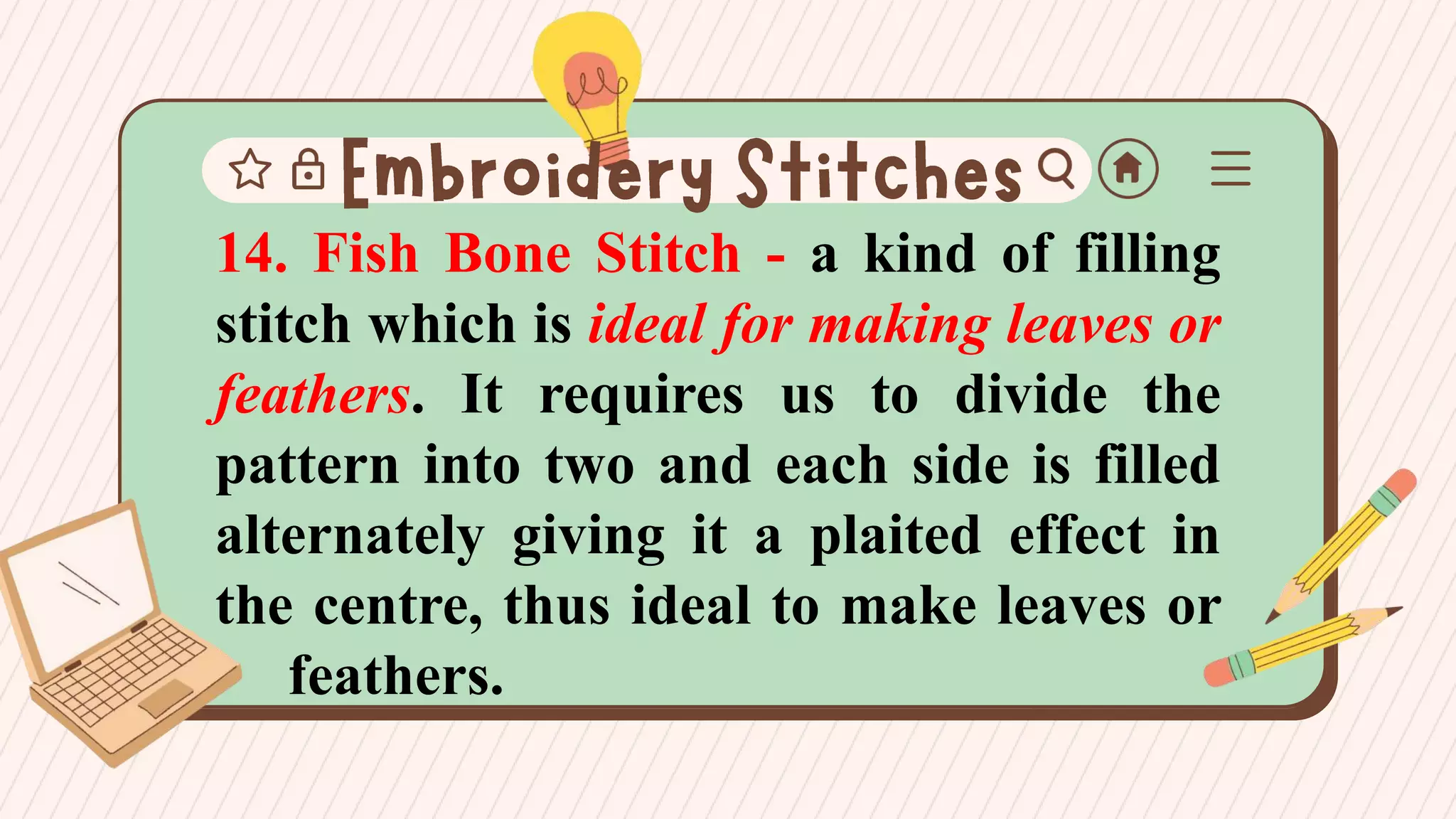 NEEDLECRAFT EMBROIDERY TLE.pptx