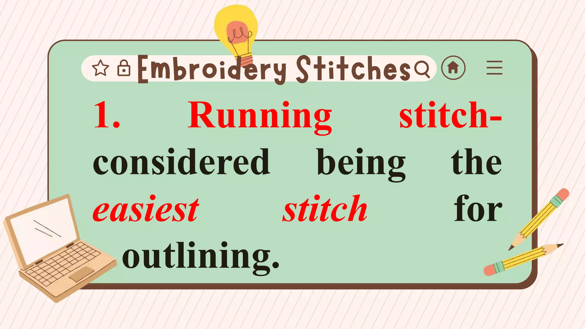 NEEDLECRAFT EMBROIDERY TLE.pptx
