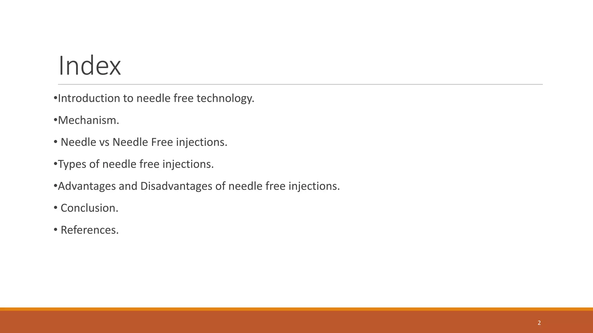 Needle free injections | PPTX