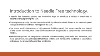 Needle free injections | PPTX