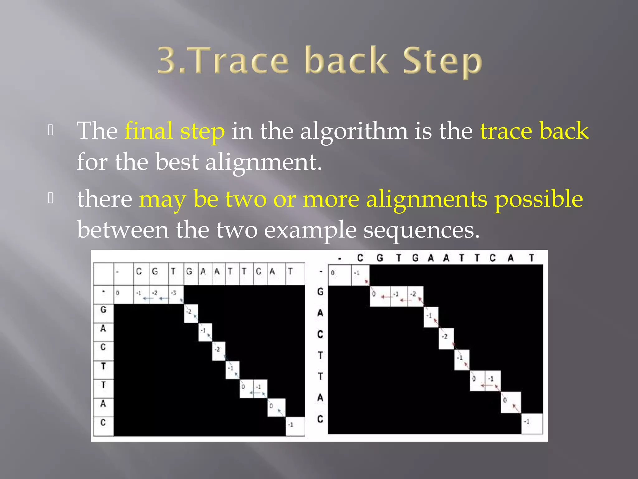 Needleman wunsch computional ppt | PPT
