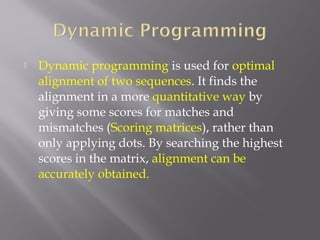 Needleman wunsch computional ppt | PPT