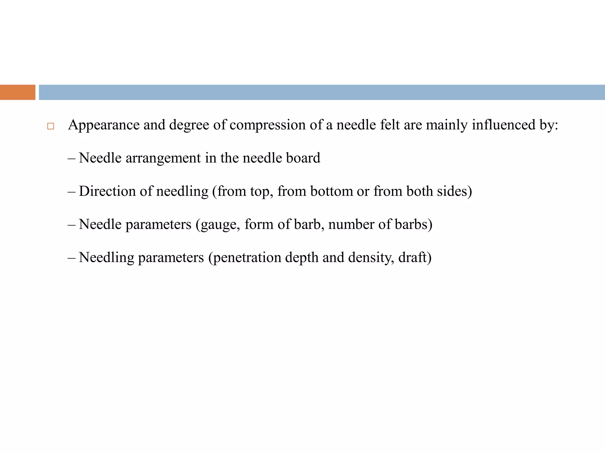 Needle punching nonwovens | PDF