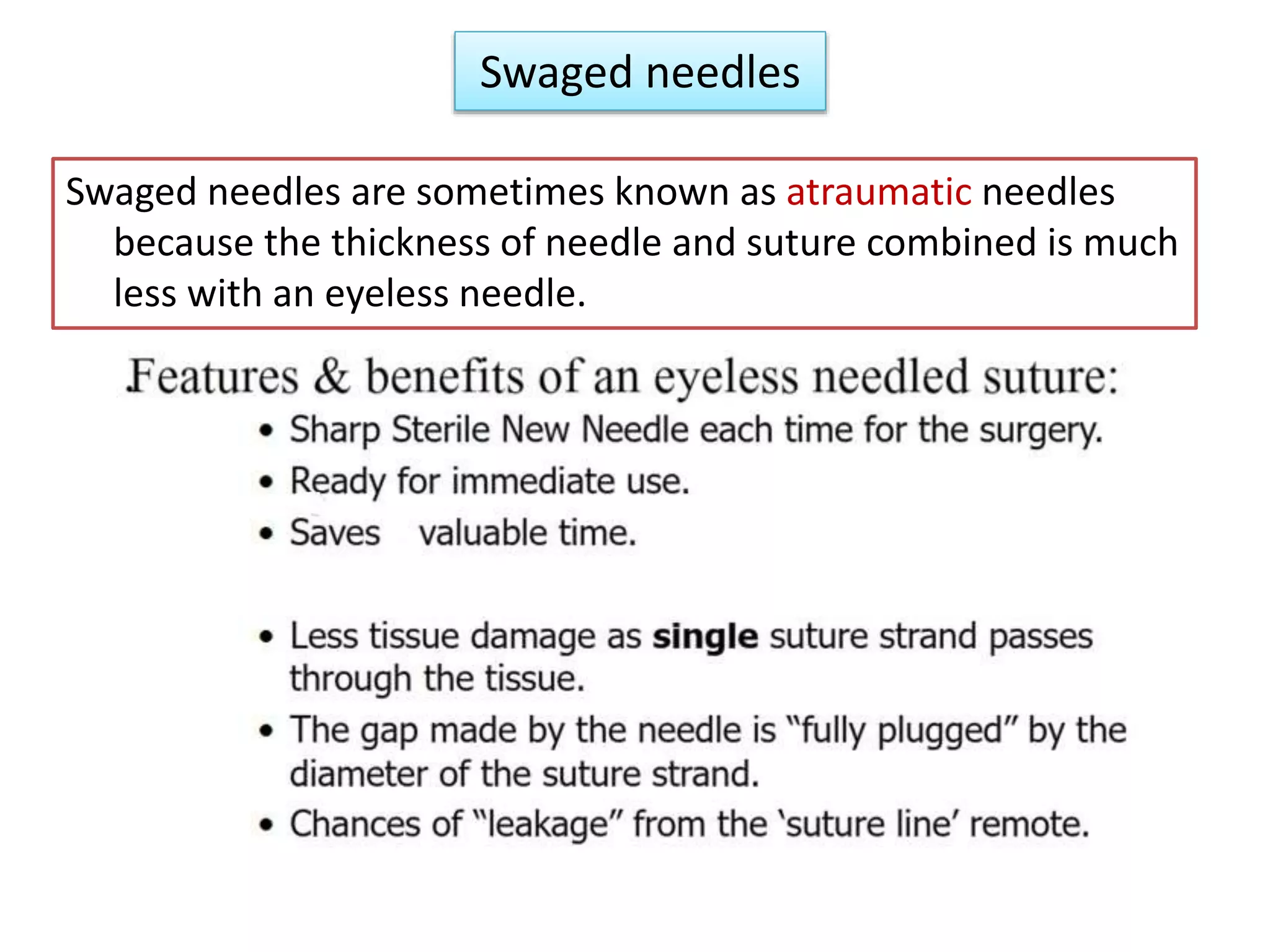 Surgical needles basics | PPTX