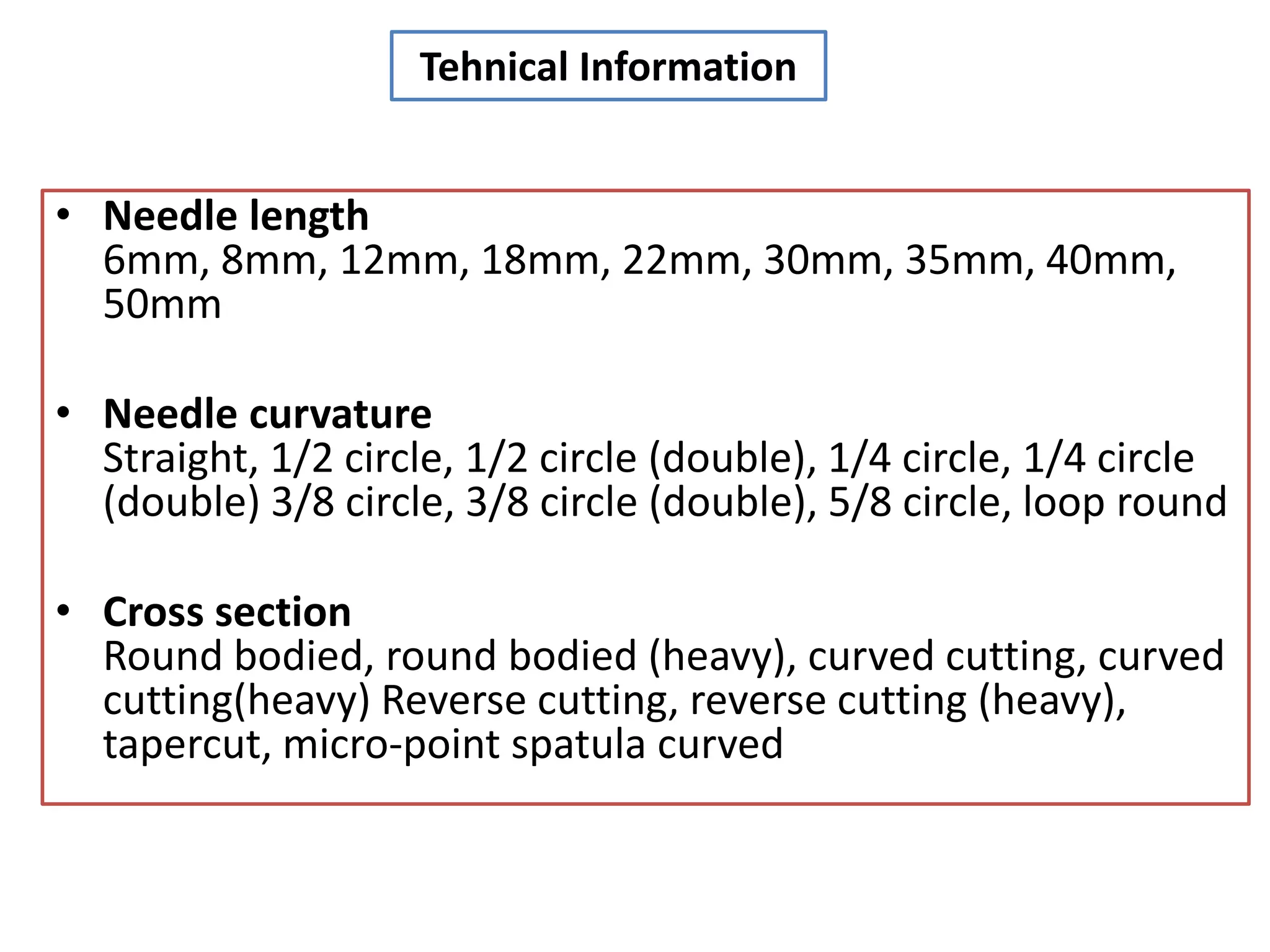 Surgical needles basics | PPTX