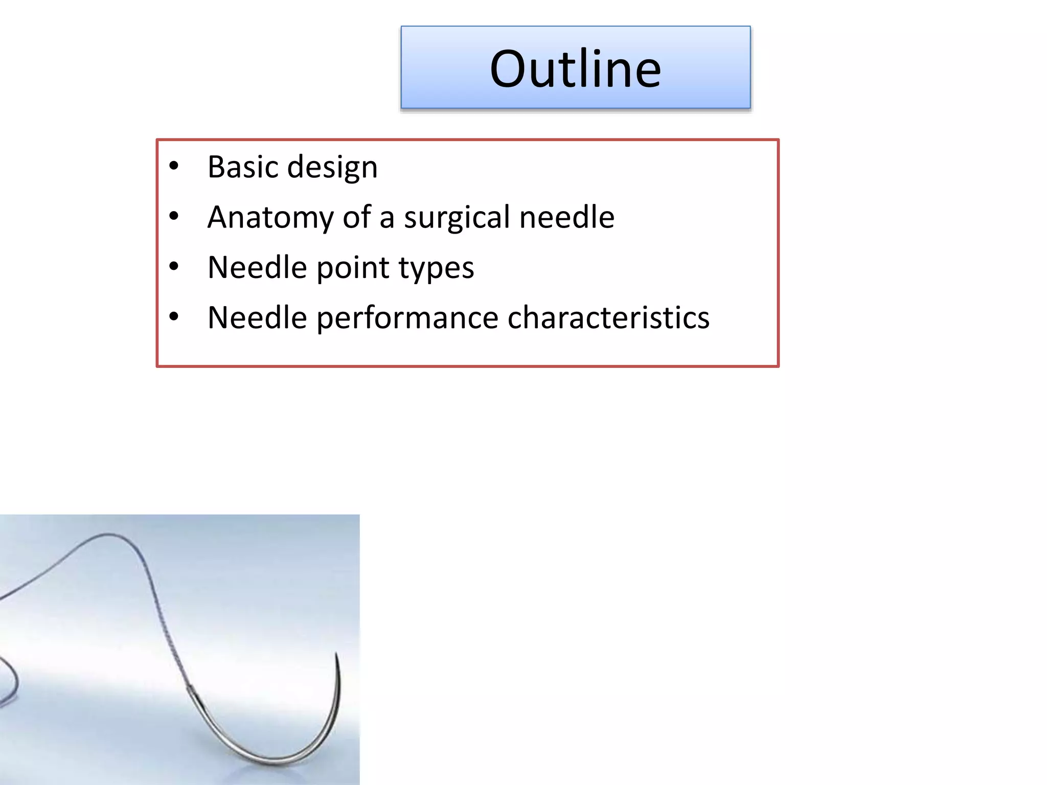 Surgical needles basics | PPTX