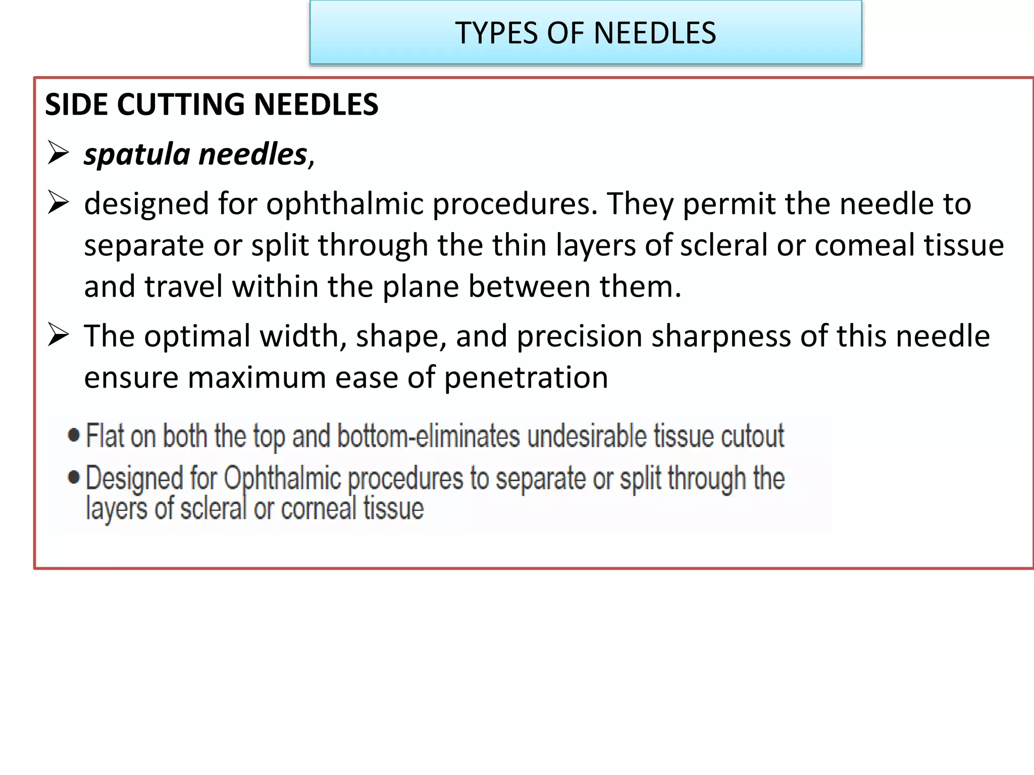 Surgical needles basics | PPTX