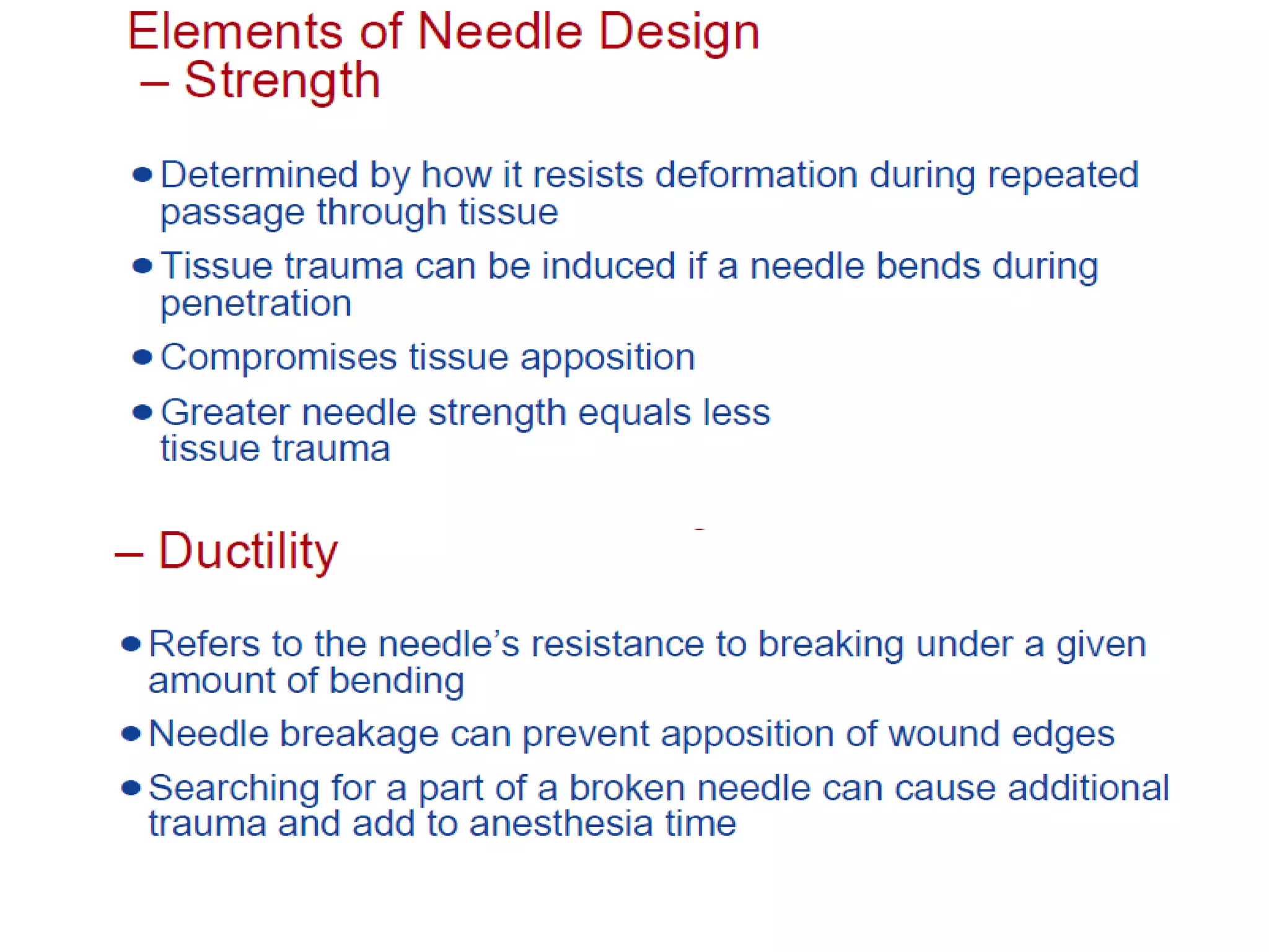 Surgical needles basics | PPTX
