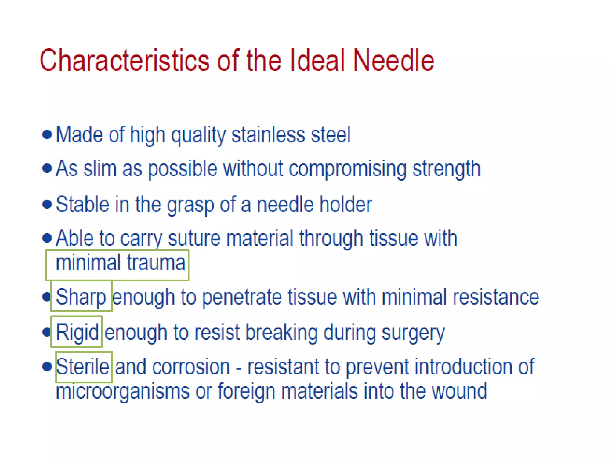 Surgical needles basics | PPTX