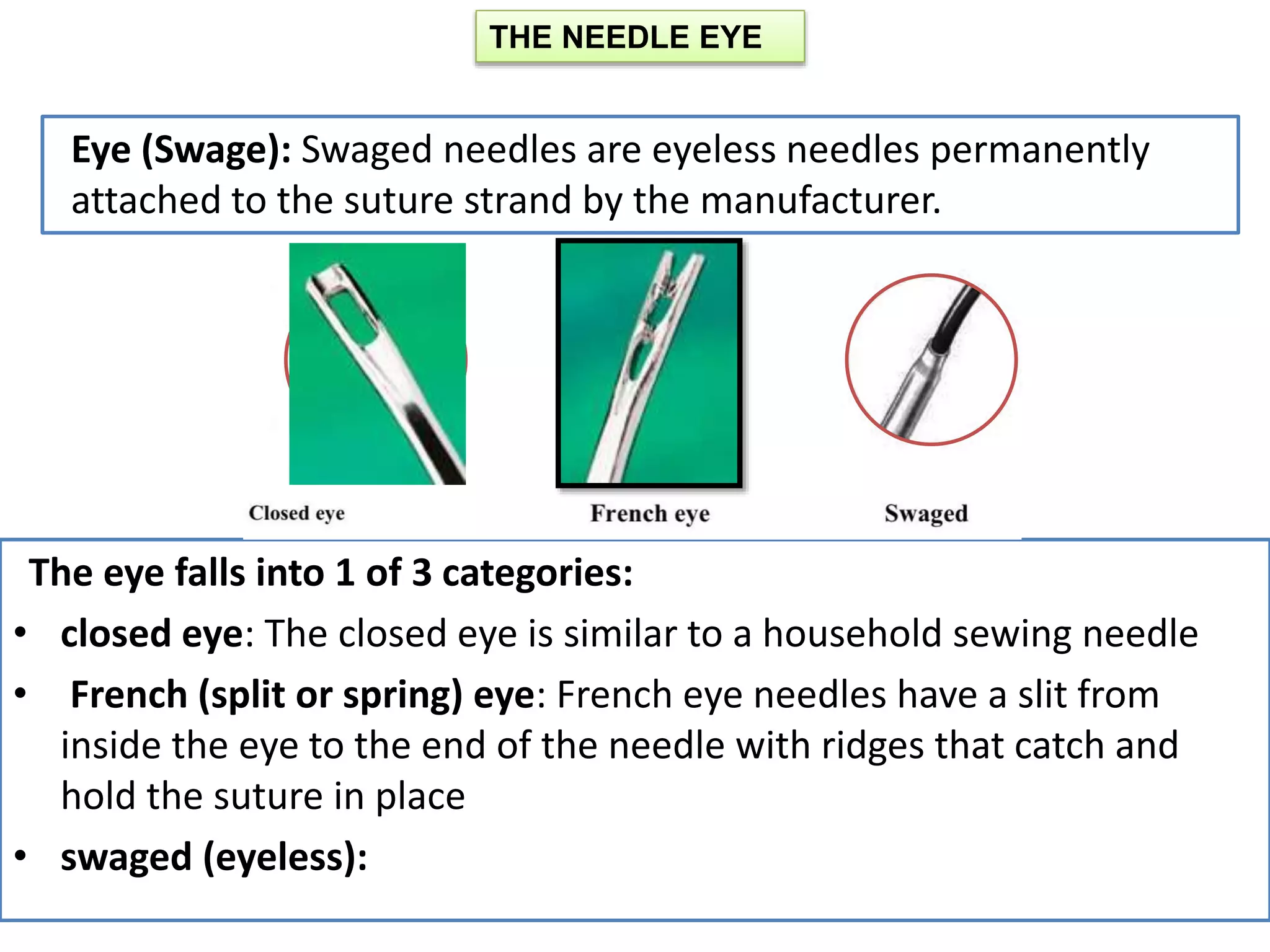 Surgical needles basics | PPTX