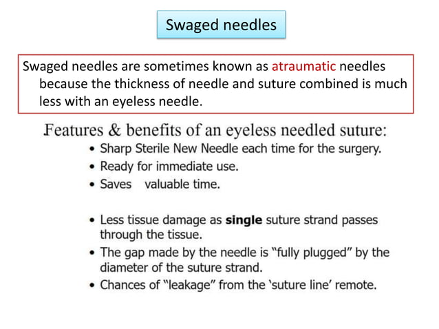 Surgical needles basics | PPTX