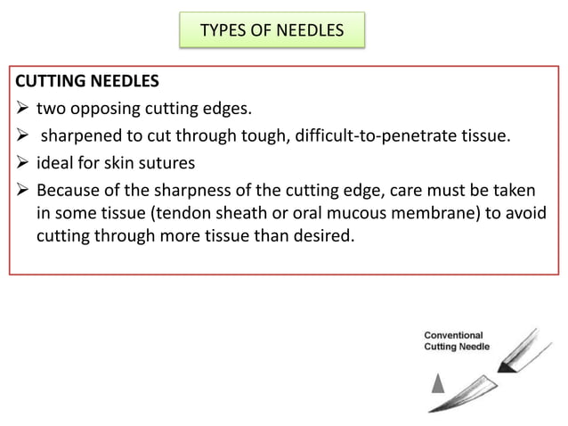 Surgical needles basics | PPTX