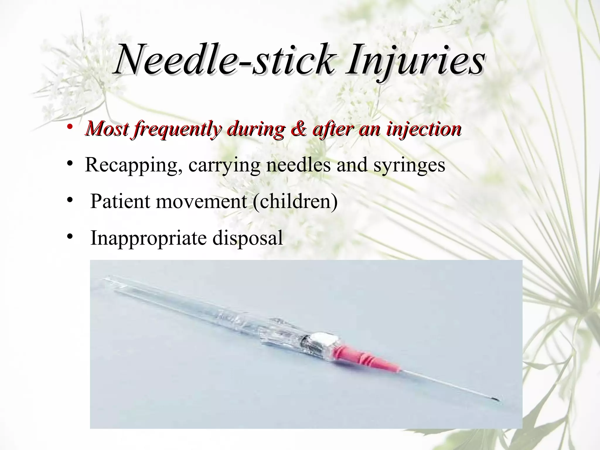 Needle stick Injury | PPT