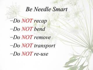 Needle stick Injury | PPT