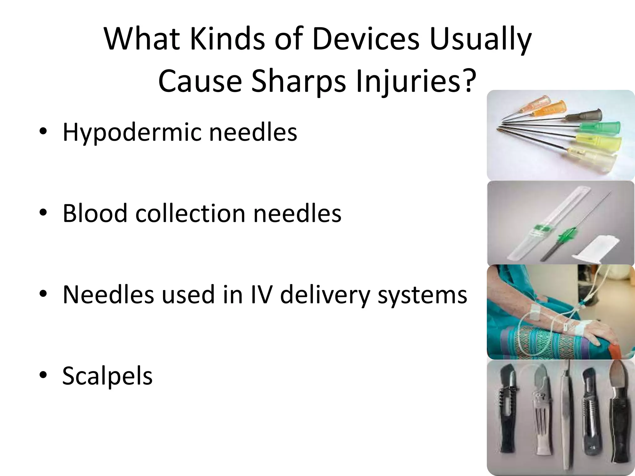 Needle stick injury and hazards of needle stick | PPT