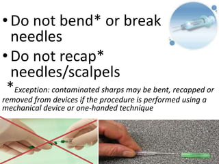 Needle stick injury and hazards of needle stick | PPT