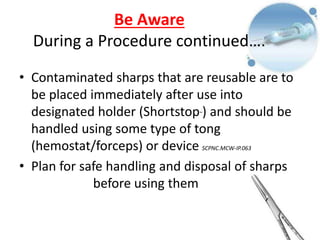 Needle stick injury and hazards of needle stick | PPT
