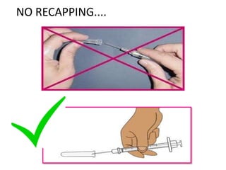 Needle stick injury and hazards of needle stick | PPT