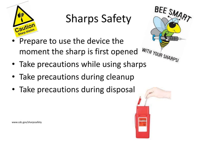 Needle Stick and Sharps Exposure Prevention for Students.ppt | First ...