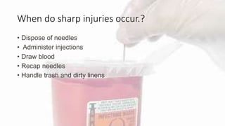 Needle stick injuries | PPTX