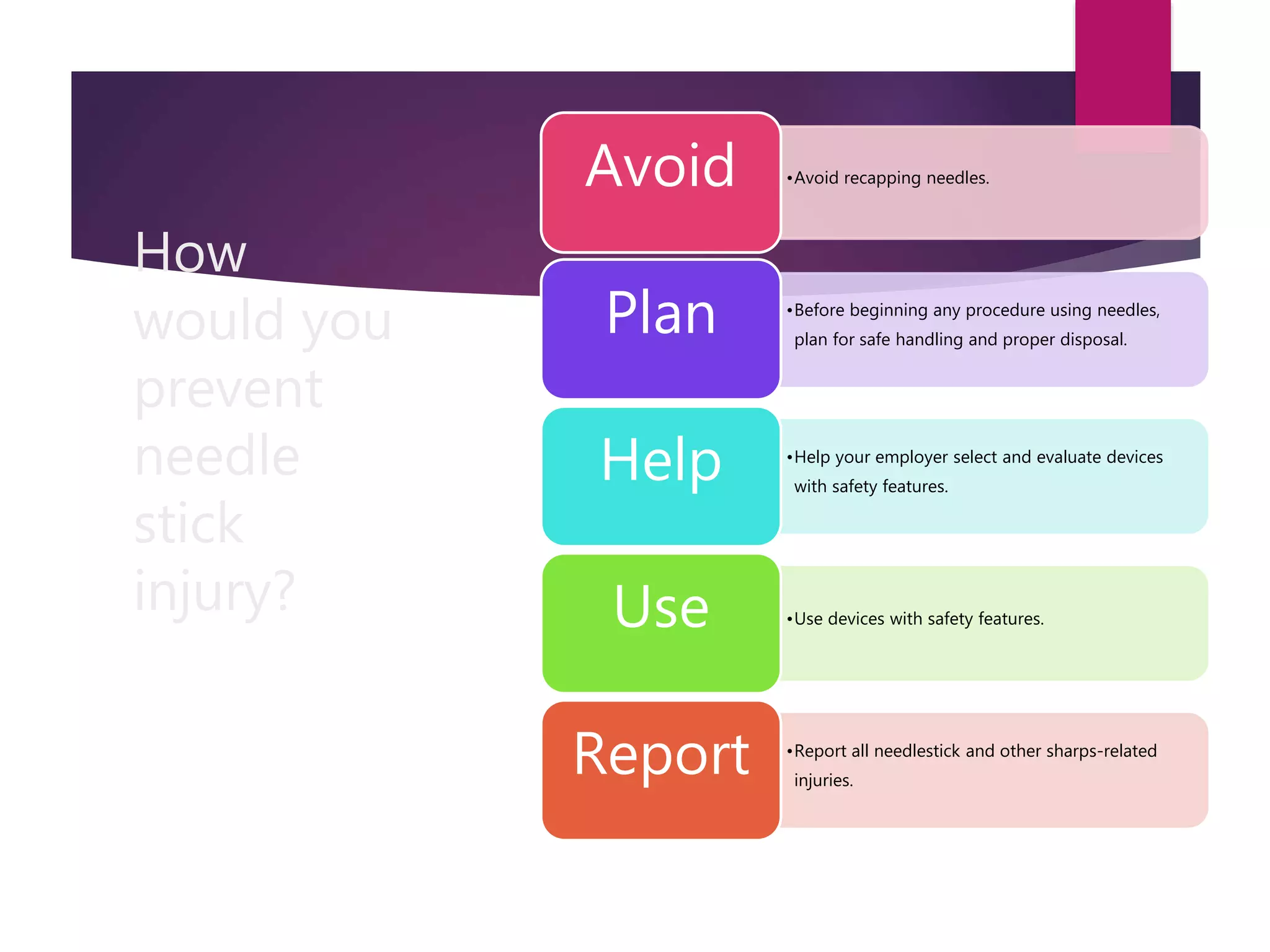 Needle stick injury | PPTX
