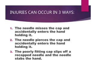 Needle stick injury | PPTX